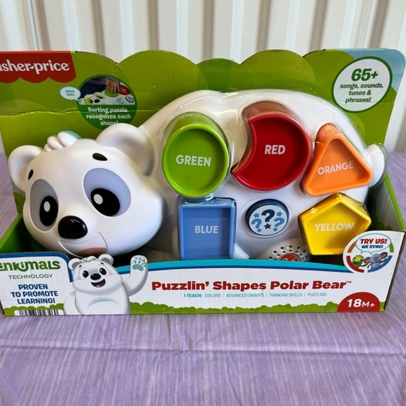 Toys | Fisher Price Puzzlin Shapes Polar Bear | Poshmark